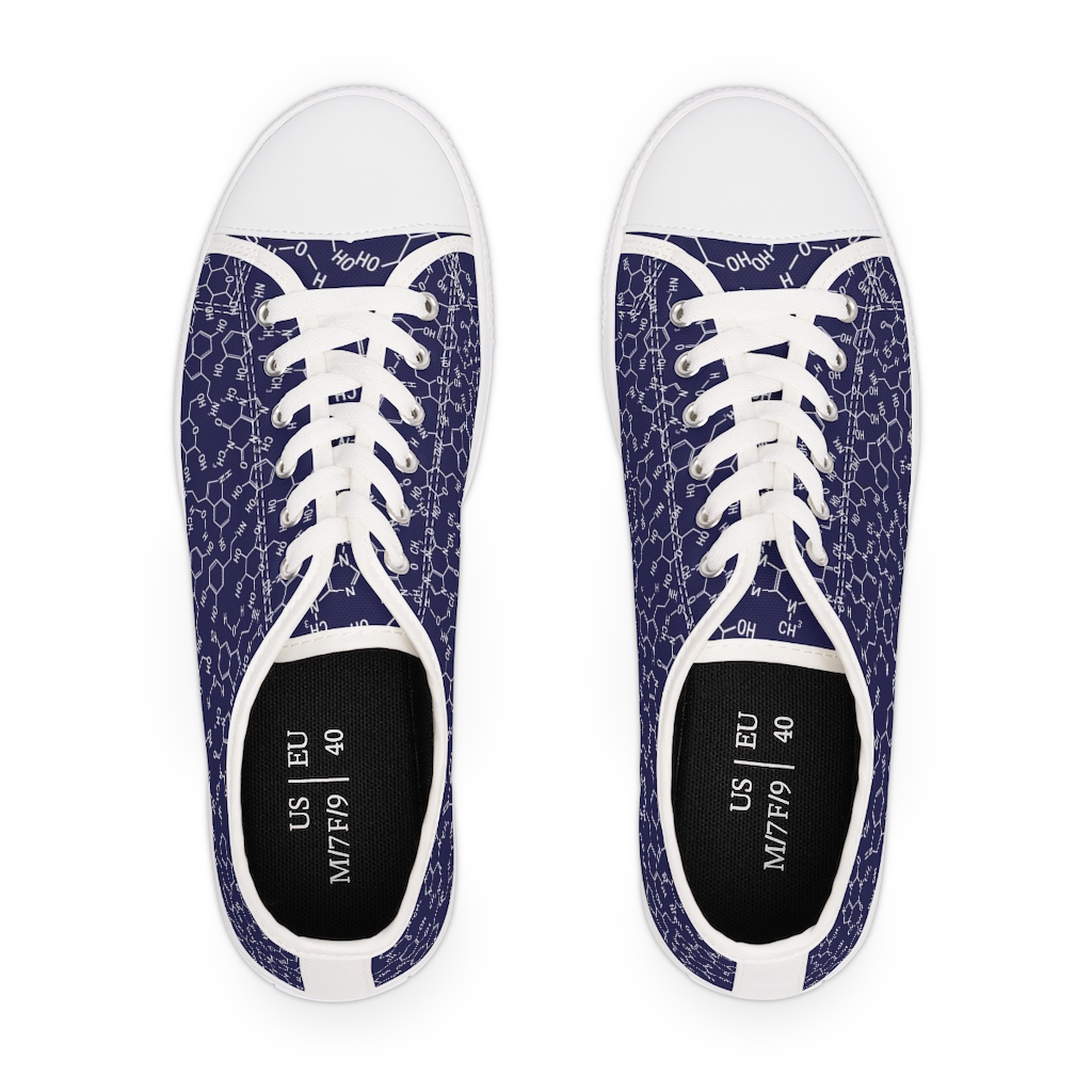 Organic Chemistry Low Top Sneakers - STEM Goodies