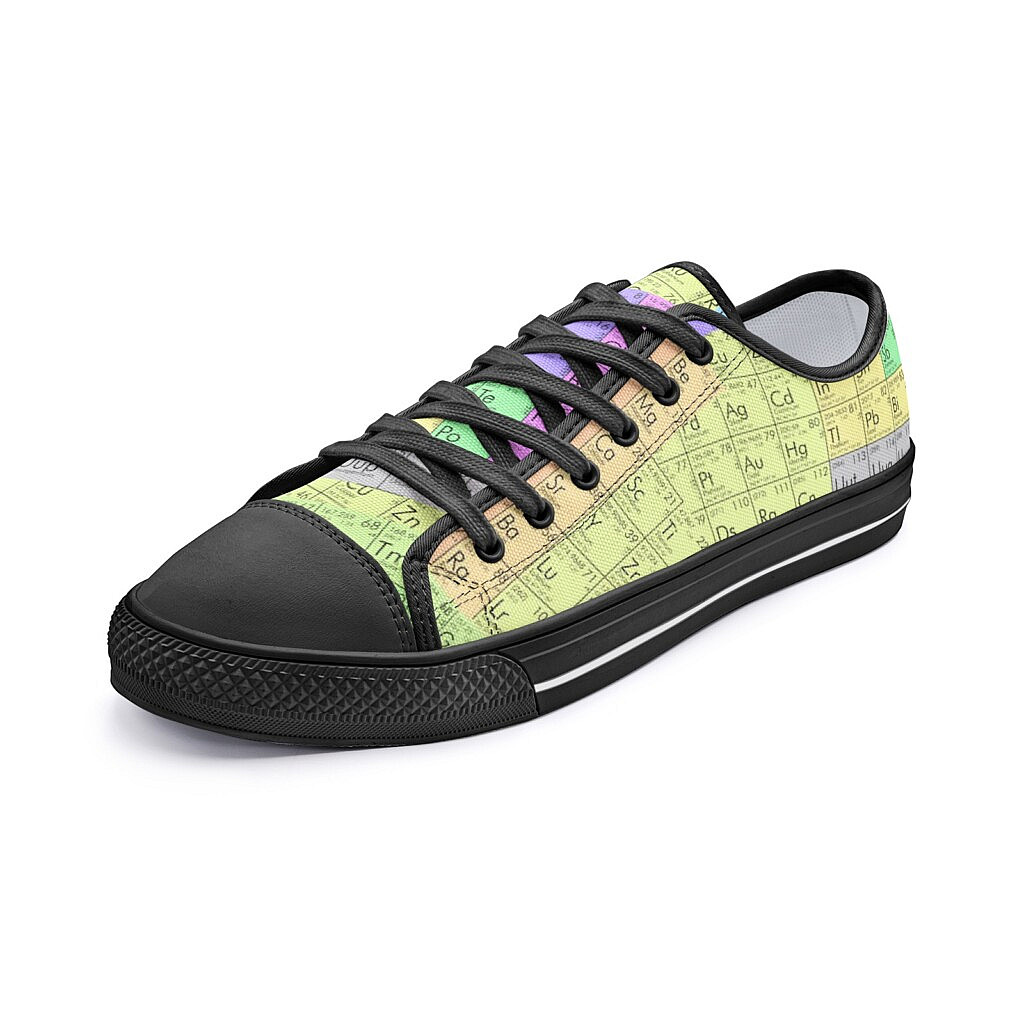 Periodic Table Low Top Canvas Shoes - STEM Goodies