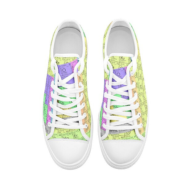 Periodic Table Low Top Canvas Shoes – STEM Goodies